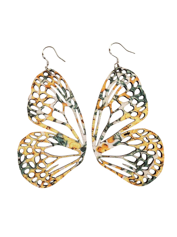 Reloved Sunshine Butterfly Wing Earrings