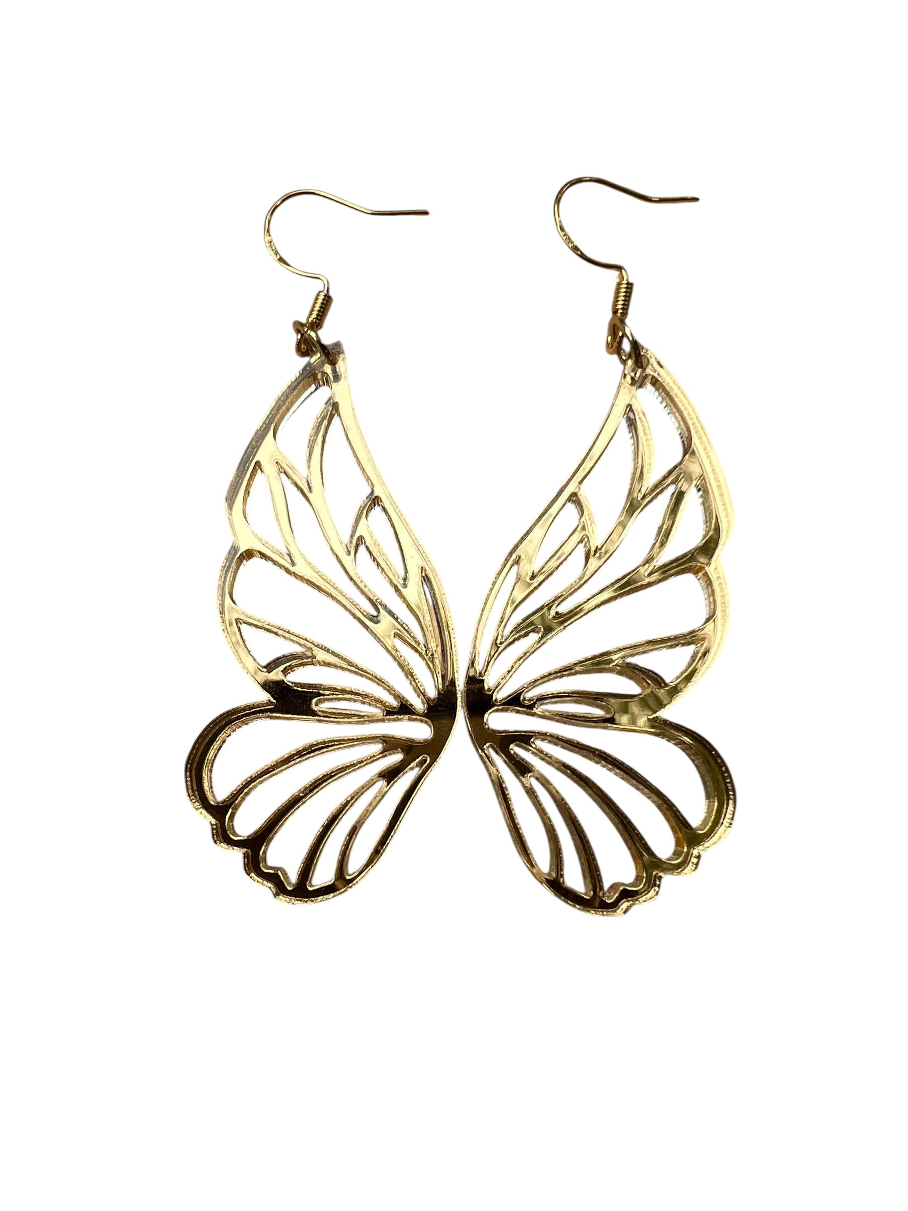 Gold Acrylic Fairy Wings